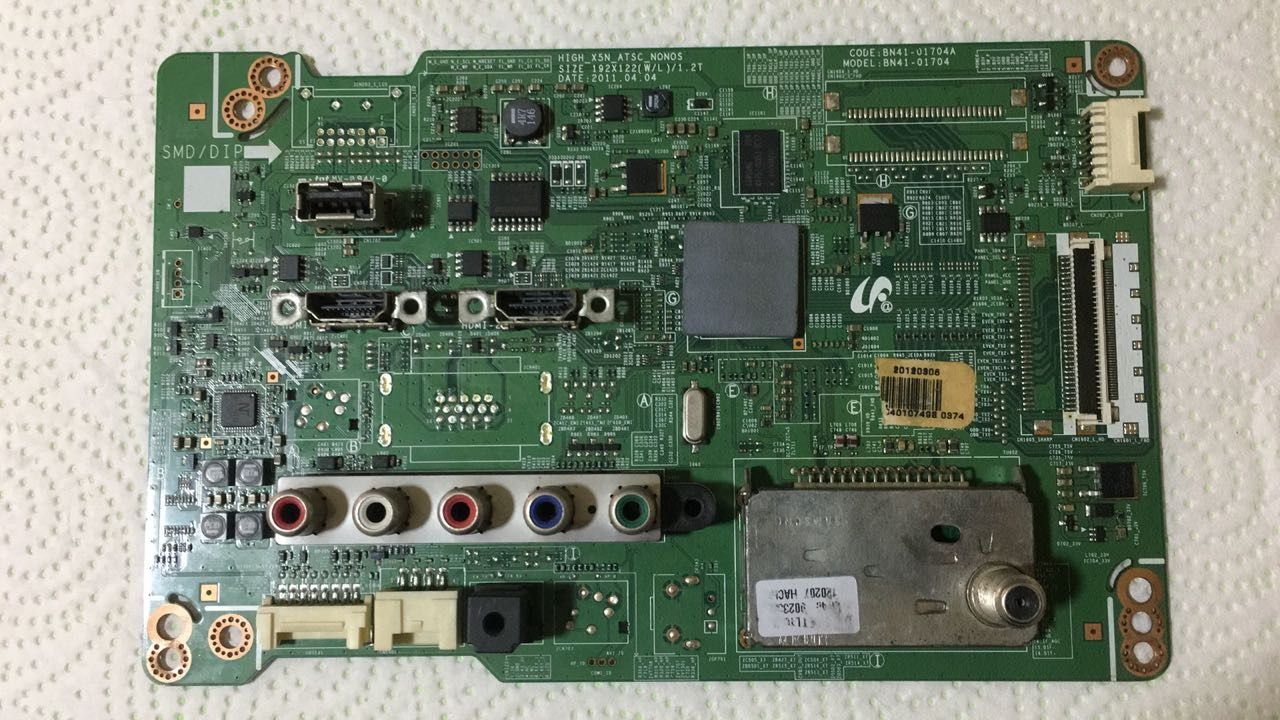 SAMSUNG LN32D403E4D MAIN BOARD BN41-01704A , BN97-08218G - ELECTRONICA ...
