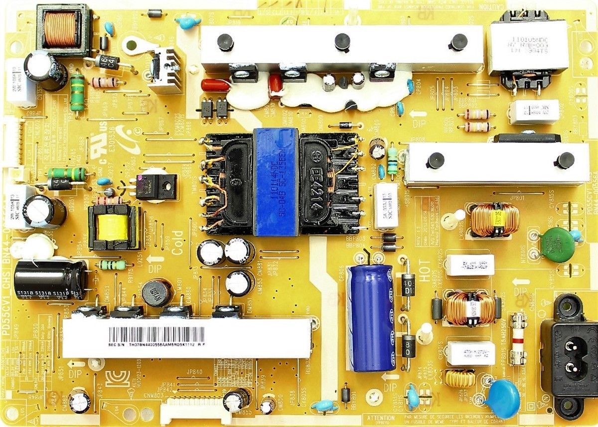 BN44-00556A SAMSUNG Power Supply, PD55 CV1_CHS, UN55EH6030FXZA ...