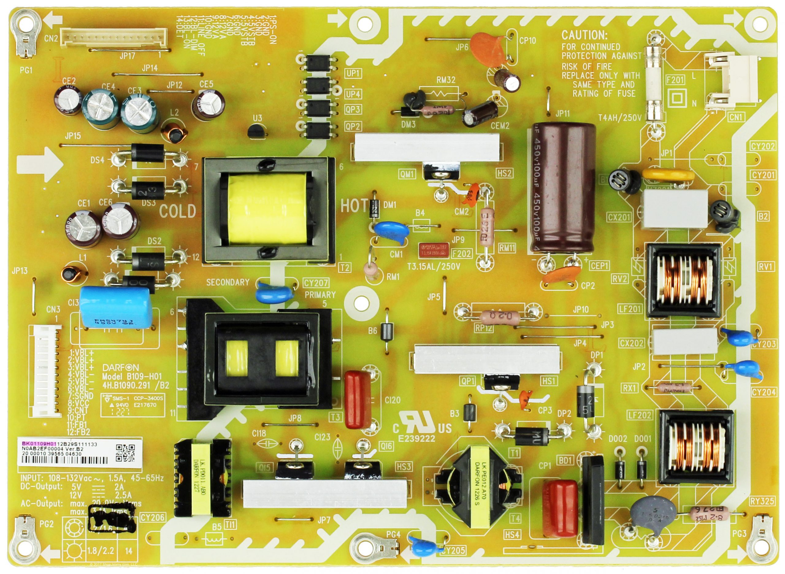 4H.B1090.291 / B2 POWER SUPPLY UNIT - ELECTRONICA BENEDICTO