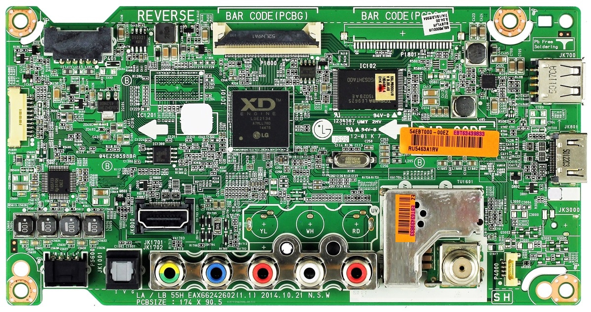 55LF6000 LG EAX66242602 MAIN BOARD - ELECTRONICA BENEDICTO