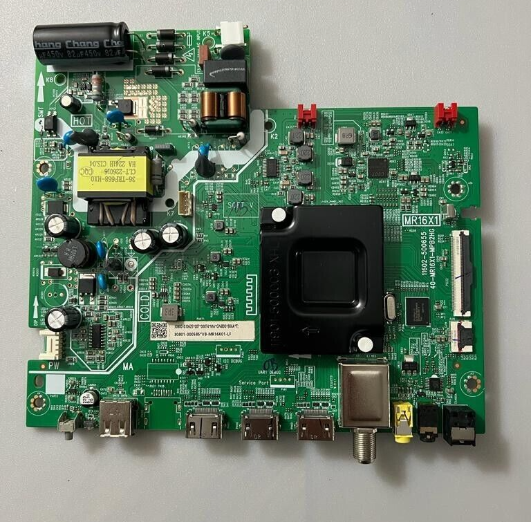 40-MR16X1-MPB2HG TCL 1162-500655 MAIN/POWER BOARD SUPPLY 30800-000625 ...