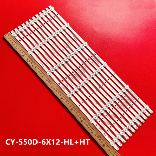 TIRA DE LED 12PCS LED AX55LEDA88 CY-550D-6X12-HL+HT NPB45D544103BL041 ...